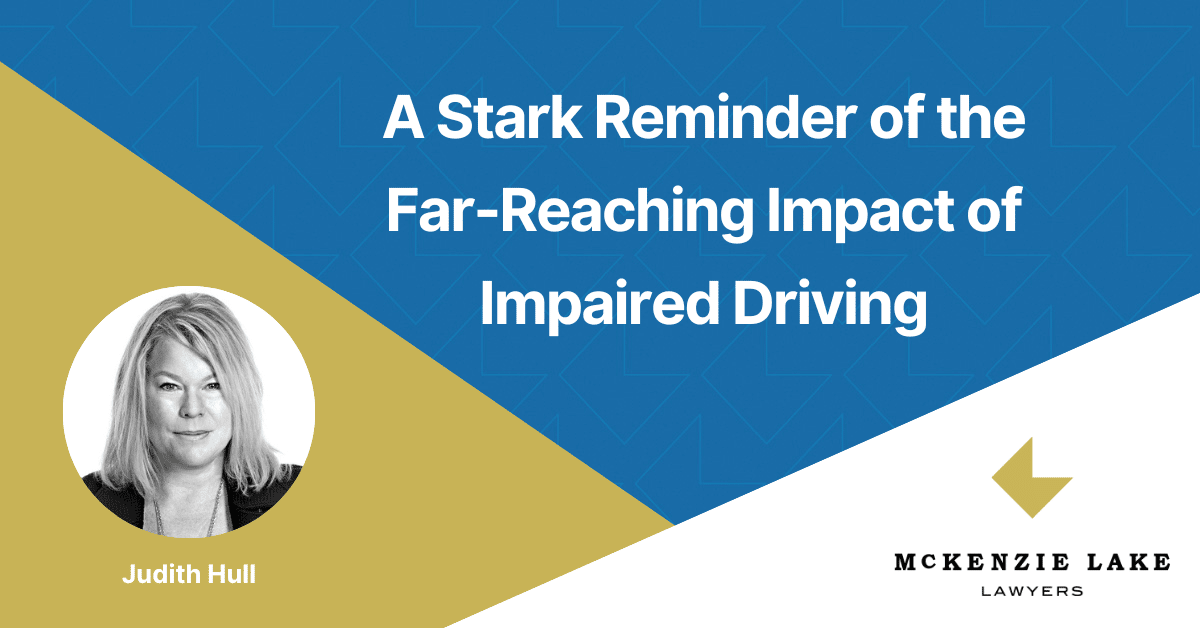 A Stark Reminder of the Far-Reaching Impact of Impaired Driving ...